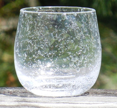 Provence-shop.com -- Glassware hand-made in Biot France Clear Punch tumbler